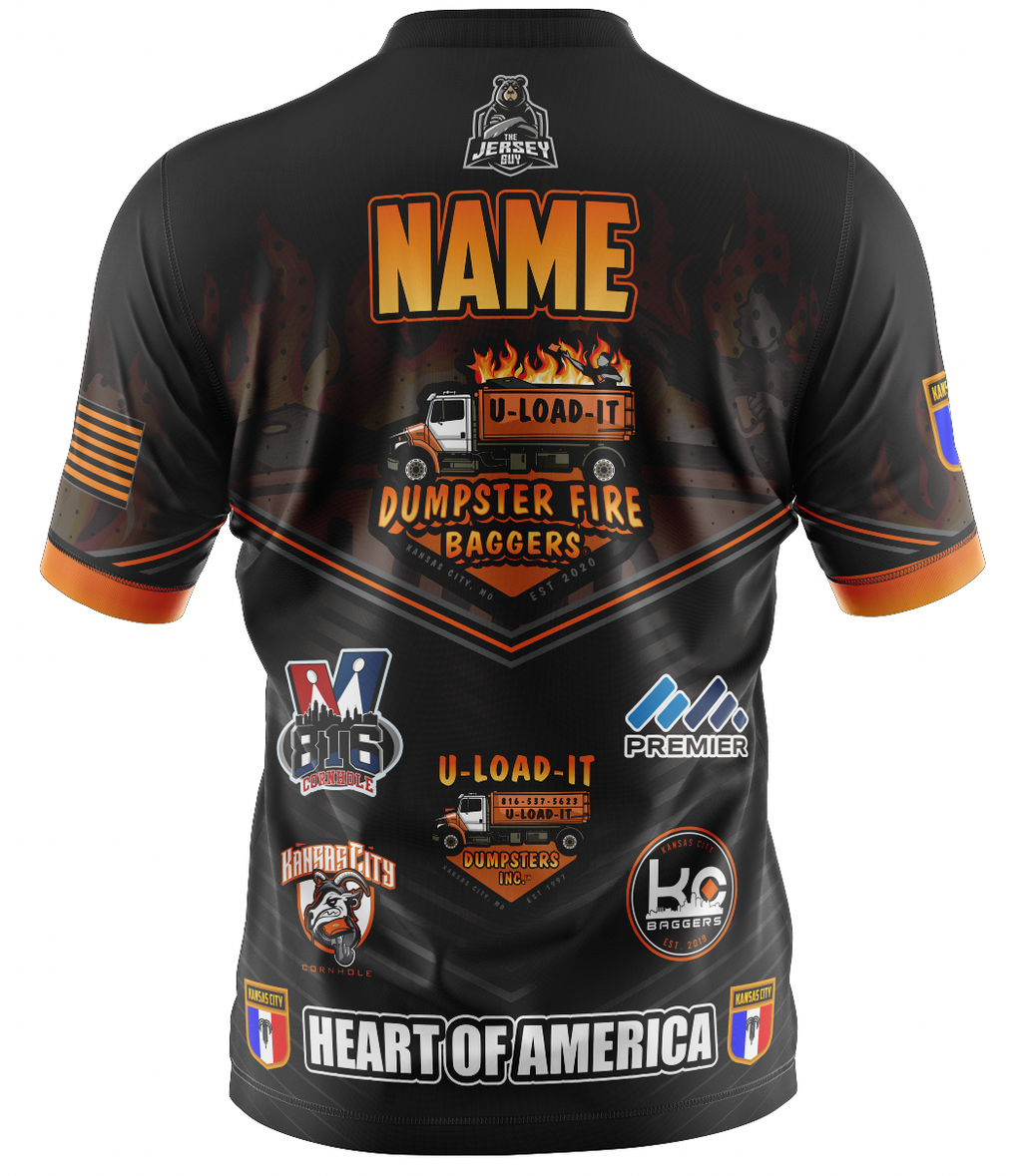 Dumpster Fire Baggers - Black – The Jersey Guy Locker